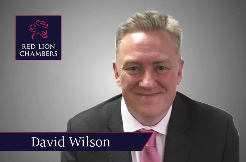 David Wilson appointed District Judge | Red Lion Chambers